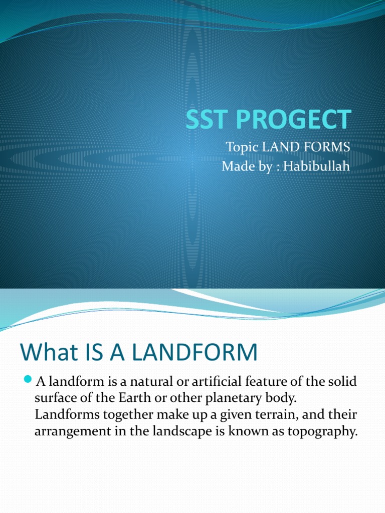 SST Project | PDF | Plateau | Valley
