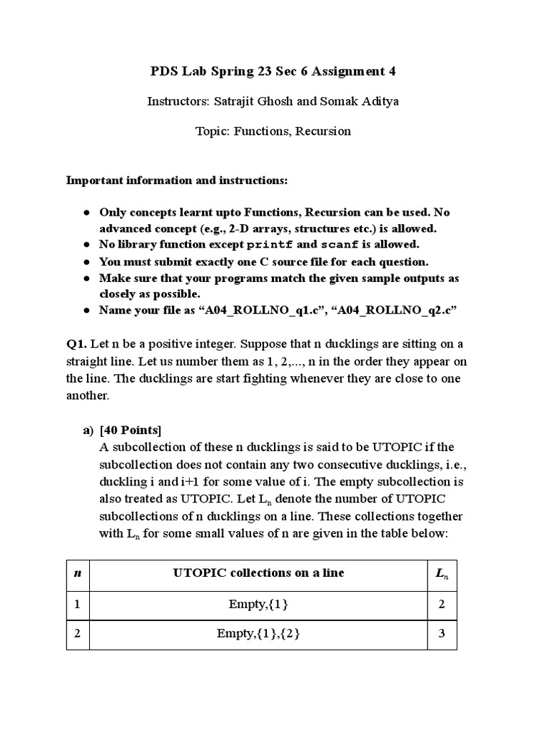 PDS Lab Spring 23 Sec6 Week4 | PDF | Function (Mathematics) | Mathematical Logic