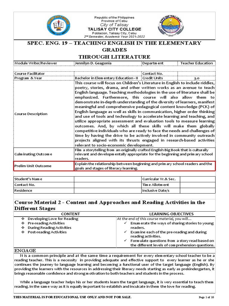 Teaching English via Literature | PDF | Wellness