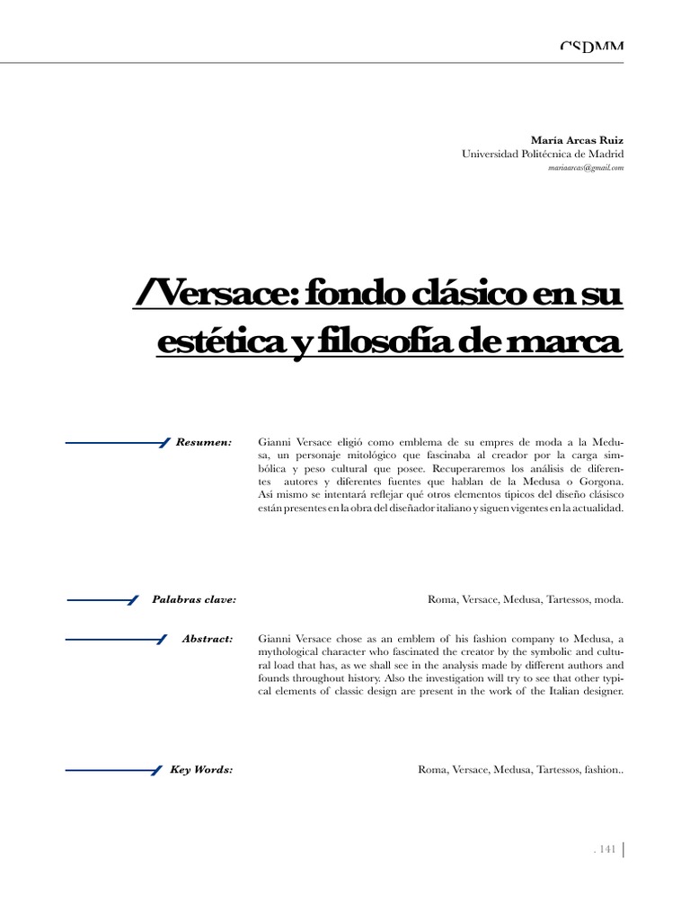 Versace Estudio | PDF