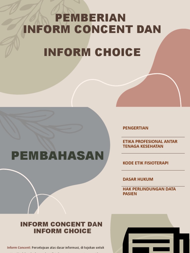 Inform Consent dan Etika Kesehatan | PDF | Pengembangan Diri ...