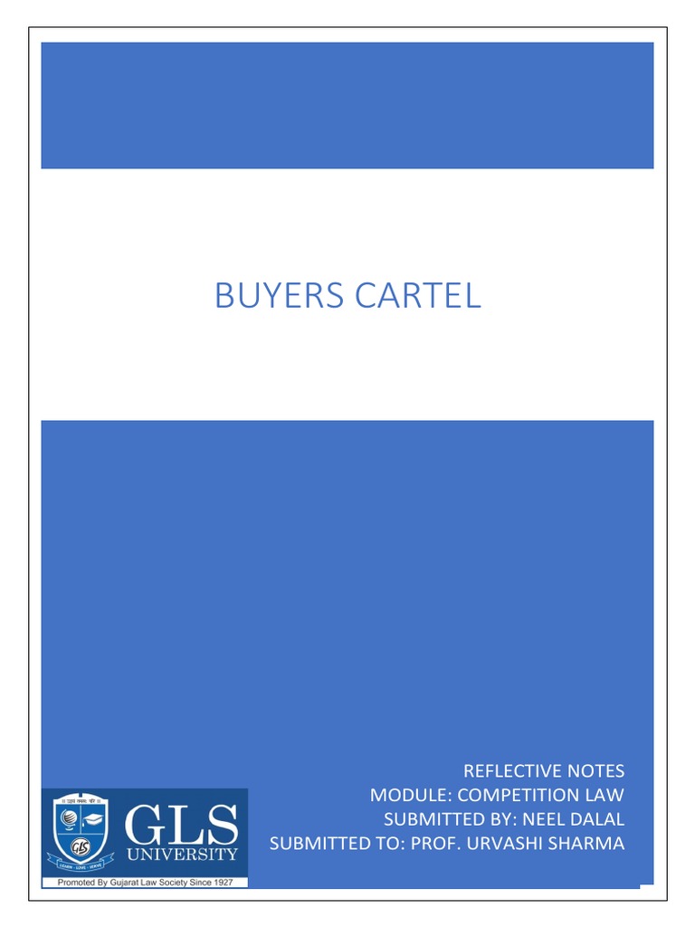 Understanding Buyers' Cartels in Law | PDF