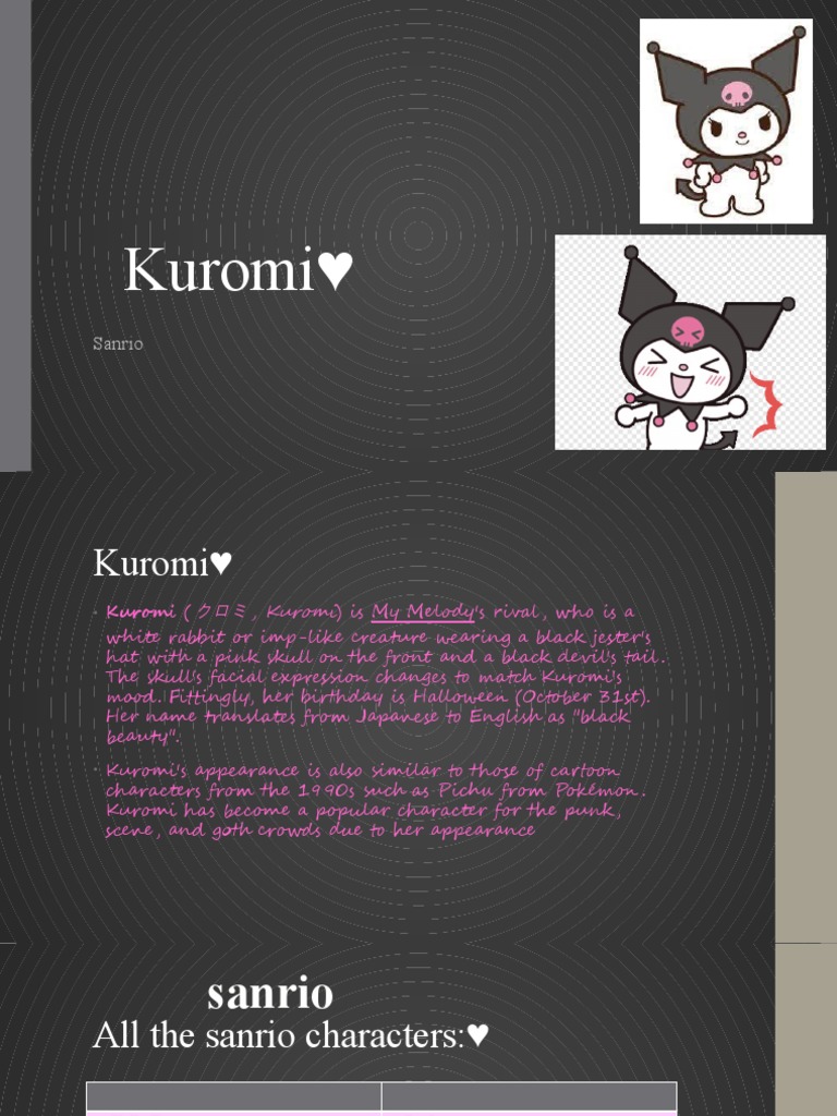 Kuromi | PDF