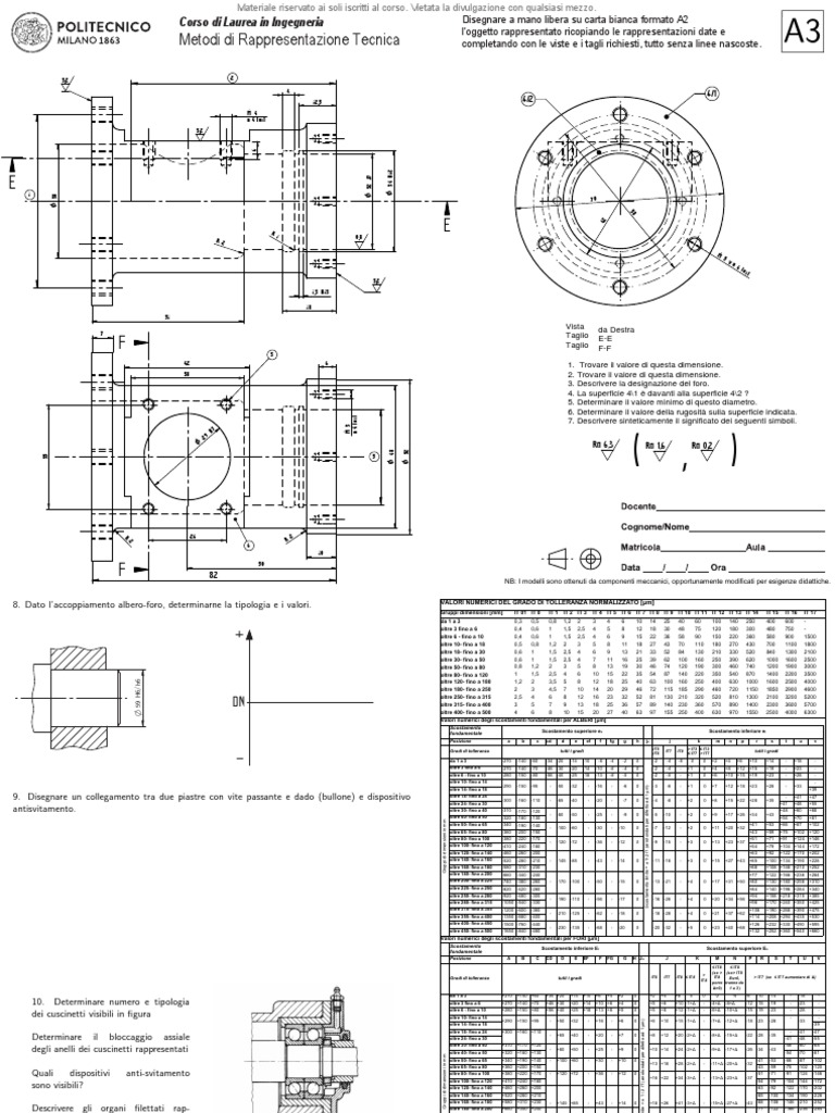 MRT Polimi Exam Mock-Up Exam | PDF