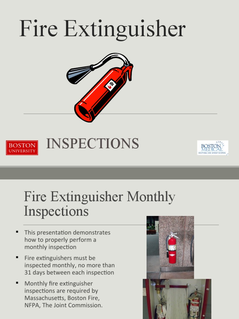Fire Extinguisher Inspections | PDF
