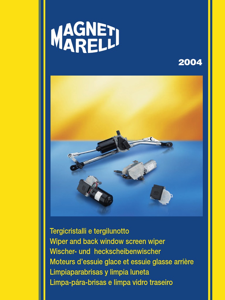 Magneti Marelli Wiper Motors | PDF | Vehículo de motor | Vehículos