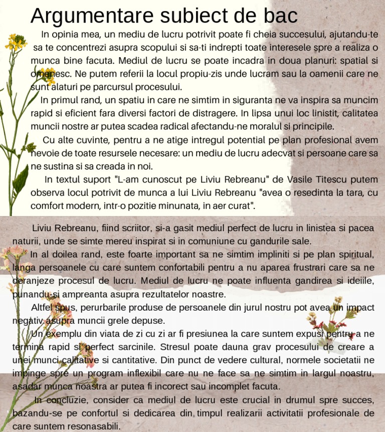 Text Argumentativ | PDF