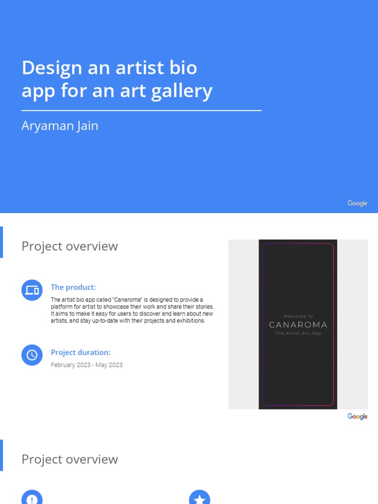 Case Study Artist Bio App For An Art Gallery | PDF | Art