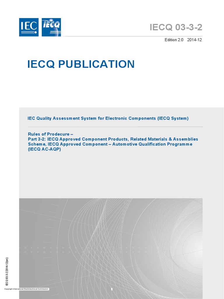 Iecq Publication | Download Free PDF | International Electrotechnical ...