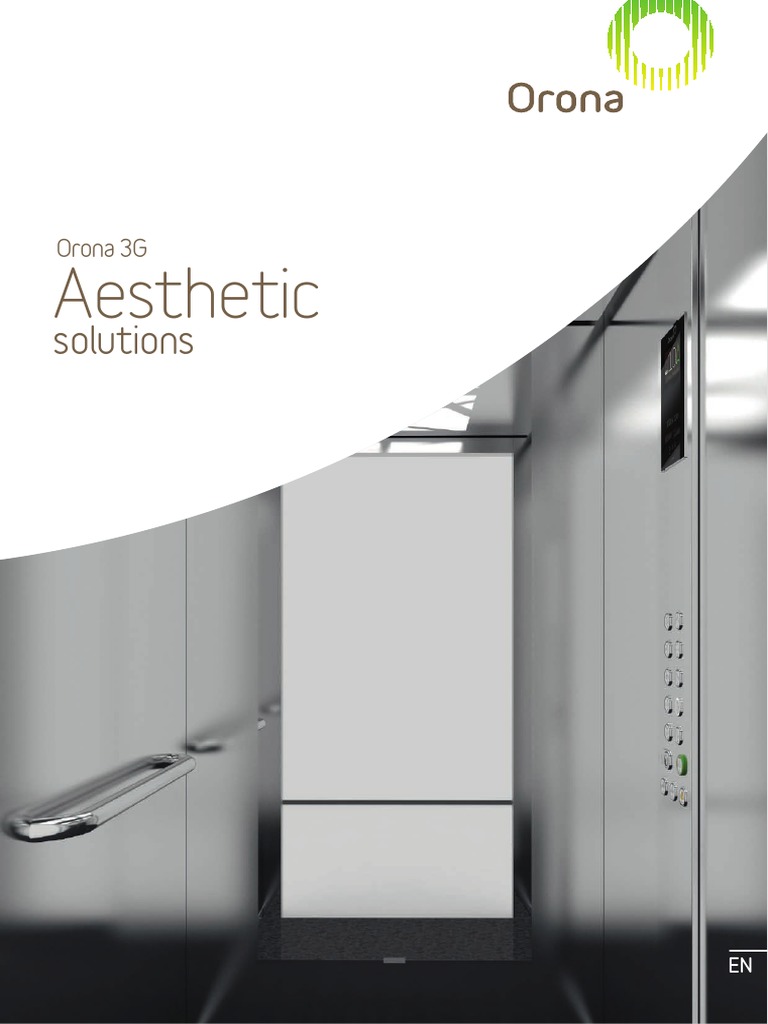 Orona 3G Aesthetics EN | PDF | Door | Elevator