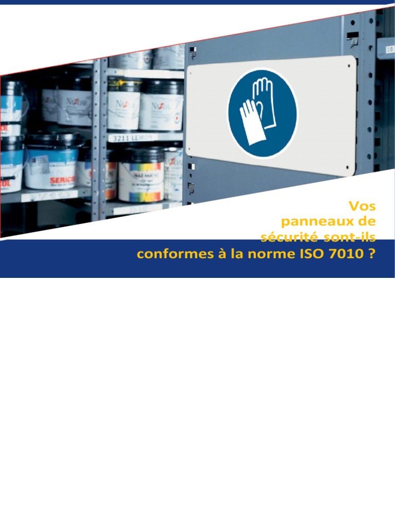 Guide des panneaux ISO 7010 | PDF | Sécurité | Organisation ...