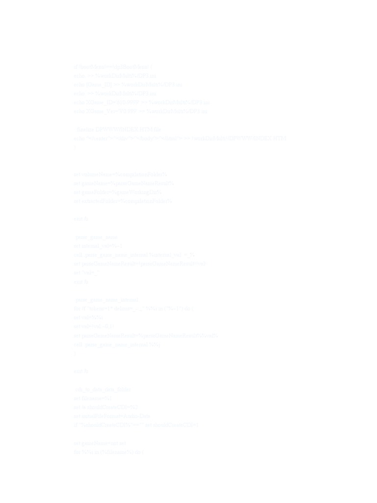 Dreamcast Iso Fix Batch File | PDF | Computer File | Computer Architecture