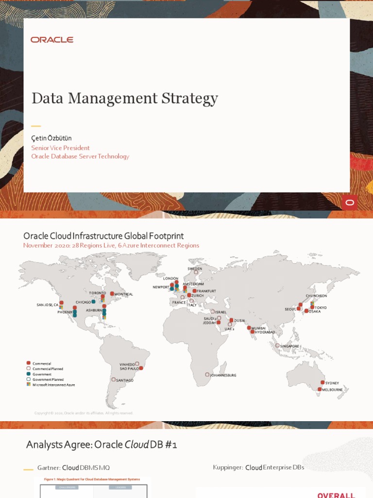 Keynote DM Oracle | PDF | Databases | Cloud Computing