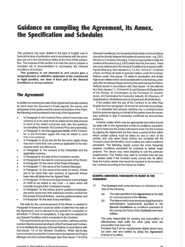 IChemE Red Book - Guidance & Schedules | PDF