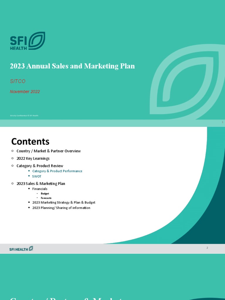 Template - Annual Partner Plan 2023 - Def | PDF | Family Medicine ...