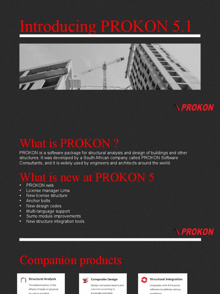 PROKON 5.1: Structural Analysis Software | PDF