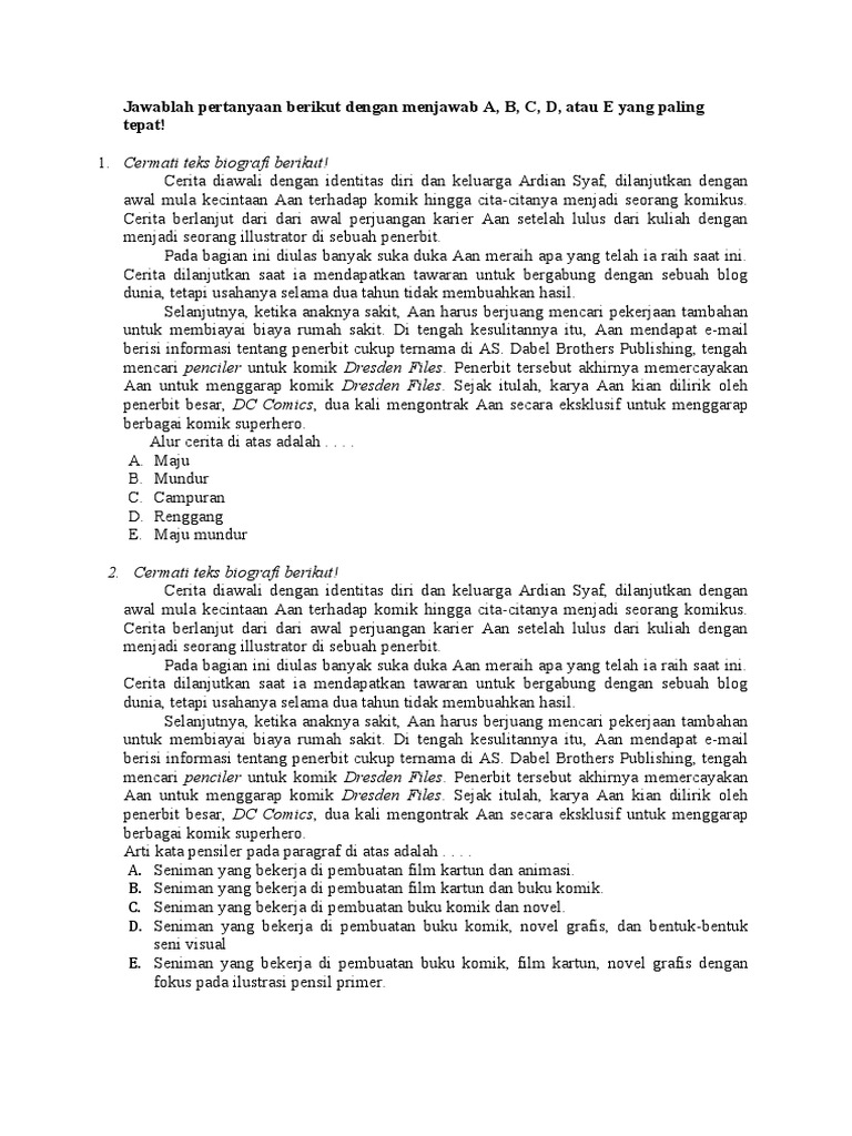 Latihan Soal X | PDF