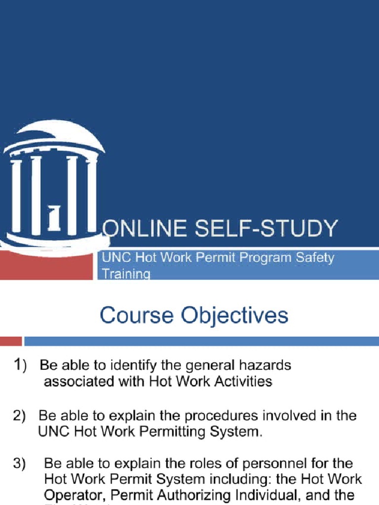 Hot Work Permit Program Safety Training | PDF
