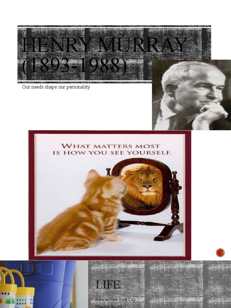 Murray's Needs and Press Theory | PDF | Motivational | Motivation