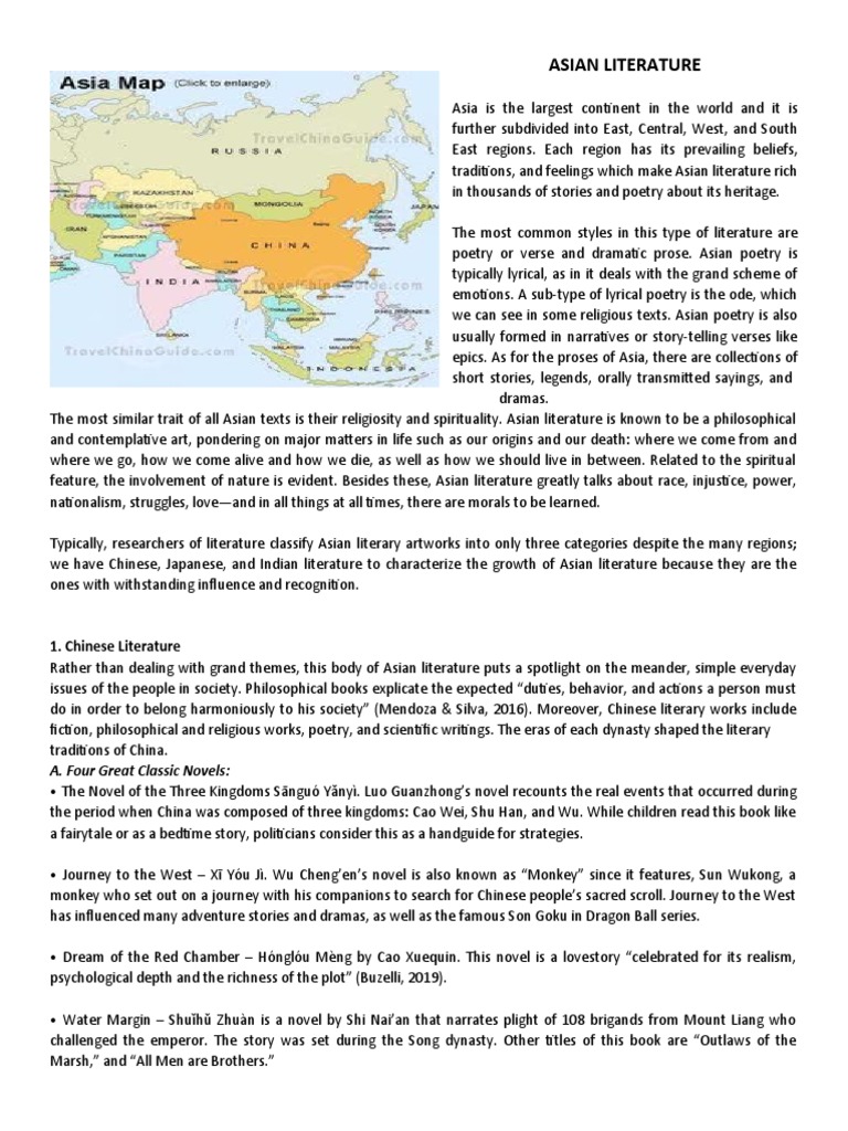 Asian-Literature Grade 12 o | PDF
