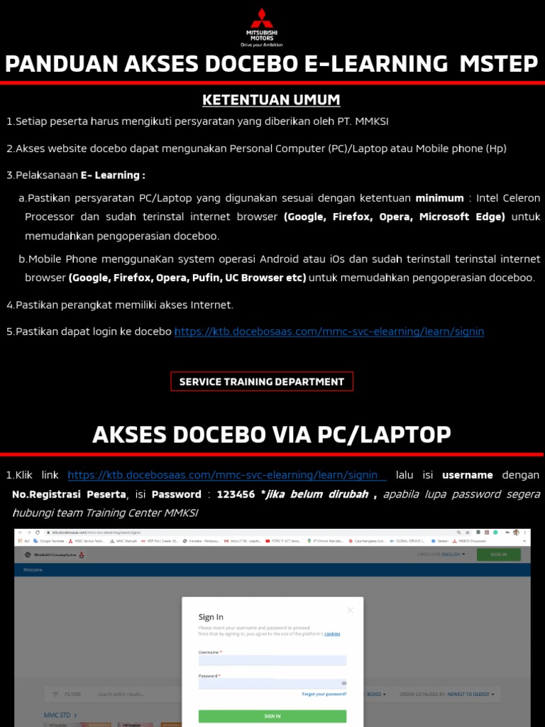 Panduan Akses Docebo-1 | PDF