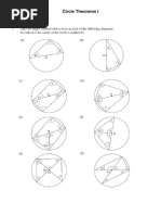 Circle Theorems | PDF