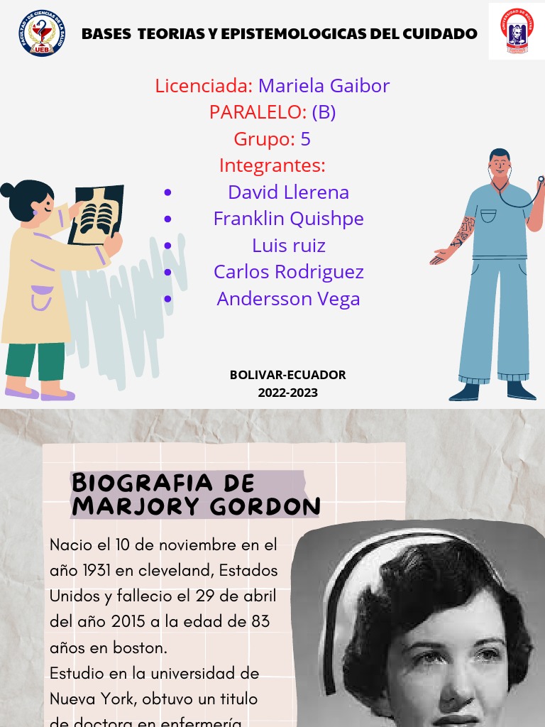 Marjory Gordon | PDF | Enfermería | Estrés (biología)