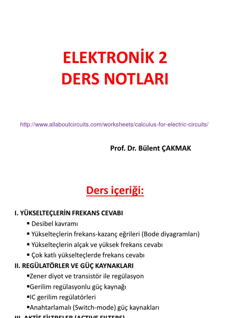 Elektronik 2 | PDF