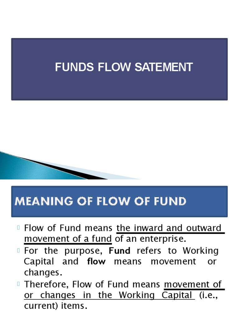 12. Fund Flow Statement | PDF | Cash Flow Statement | Working Capital
