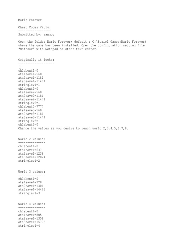 Mario Forever | PDF | Leisure