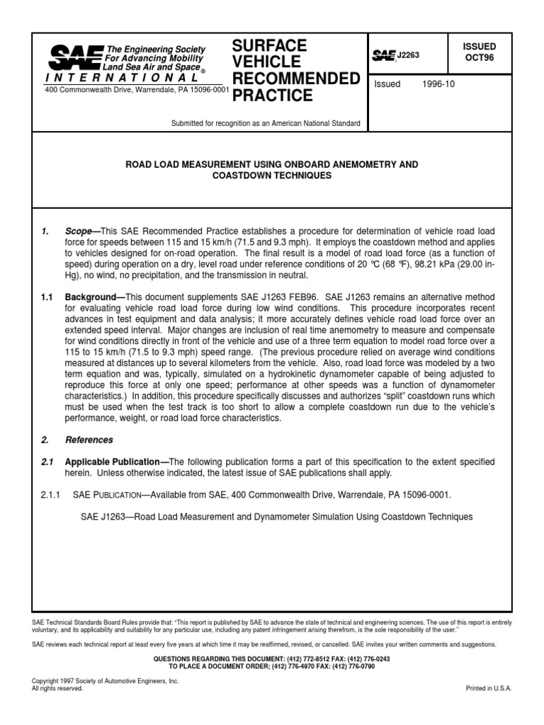 SAEJ2263 V 002 | PDF