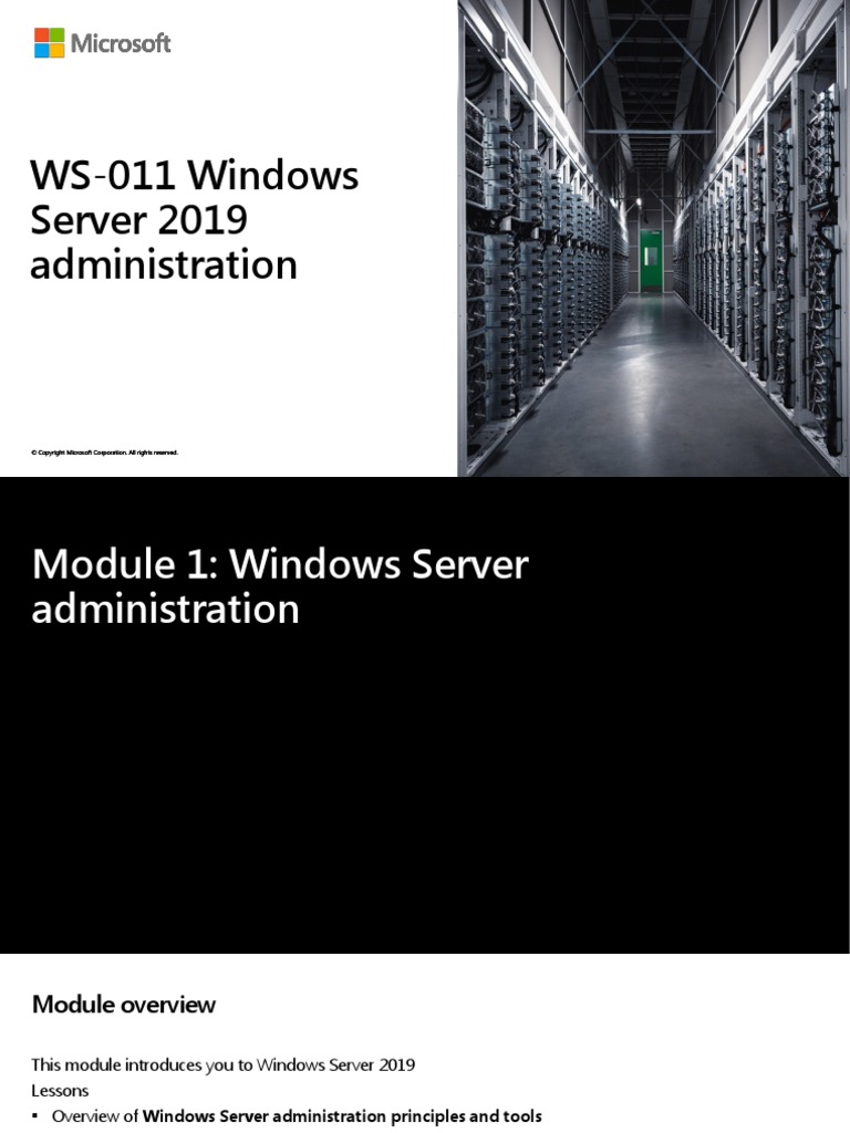 Windows Server 2019 1 | PDF | Microsoft Windows | Server (Computing)