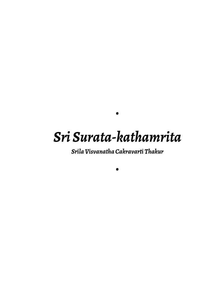 Surata Kathamrita | PDF