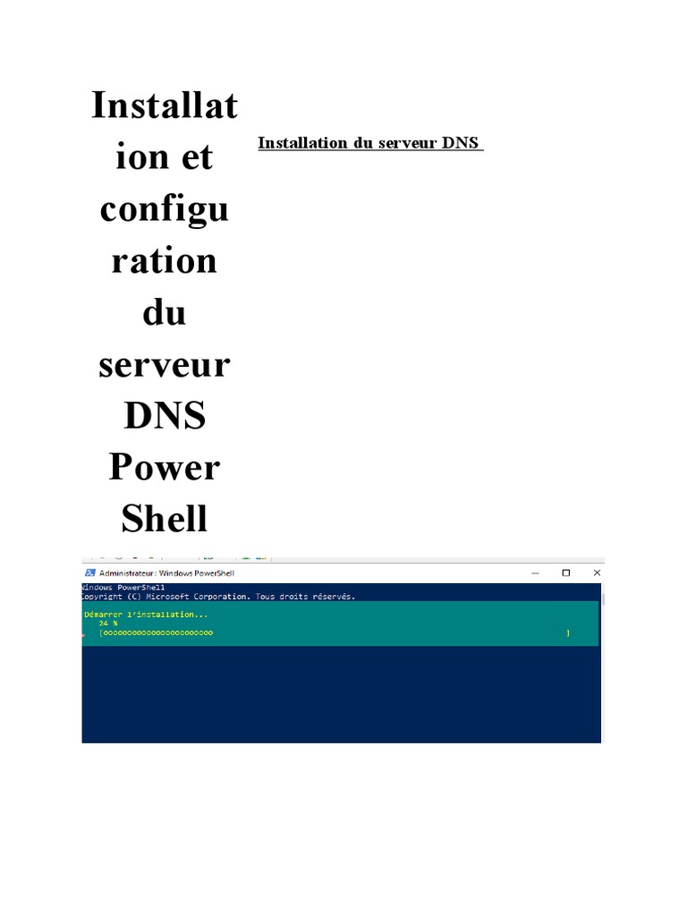 Installation Du Serveur DNS | PDF