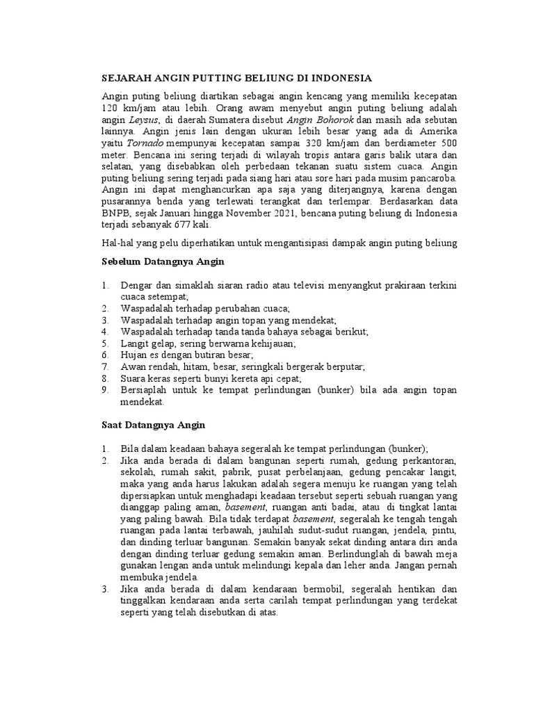 Angin Puting Beliung Pdf