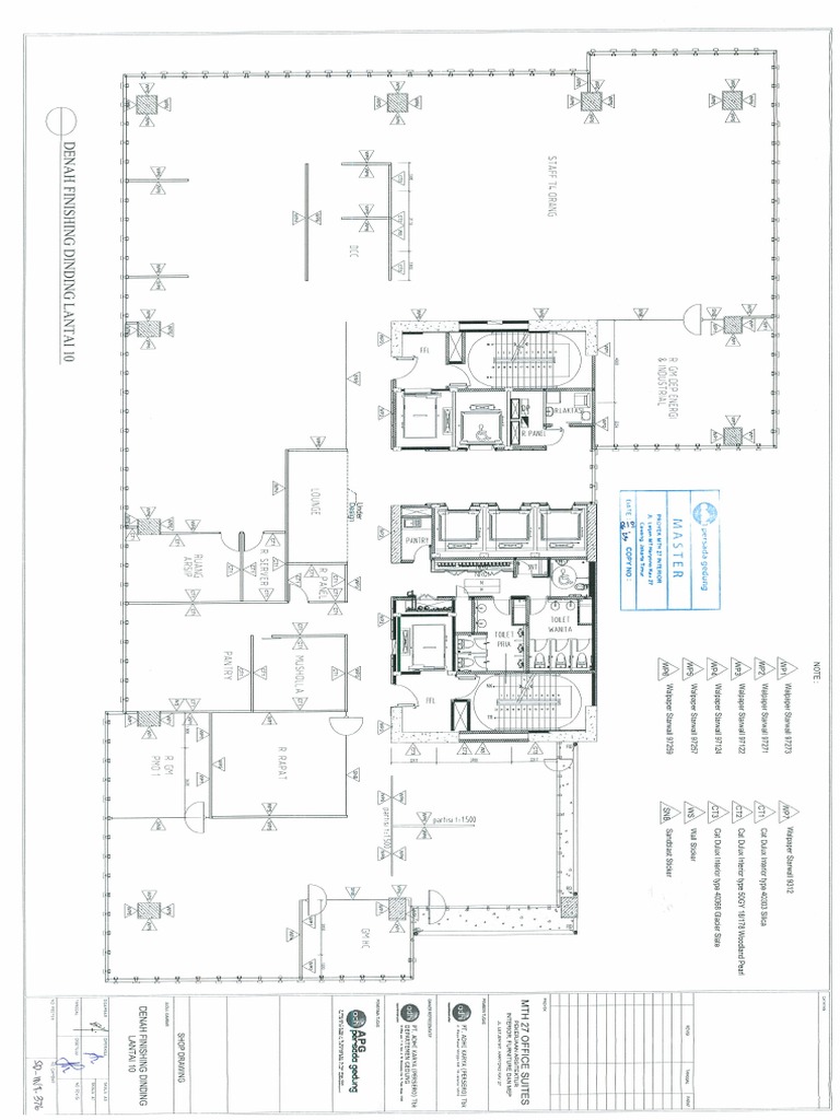 376 Denah Finishing Dinding Lantai 10 | PDF