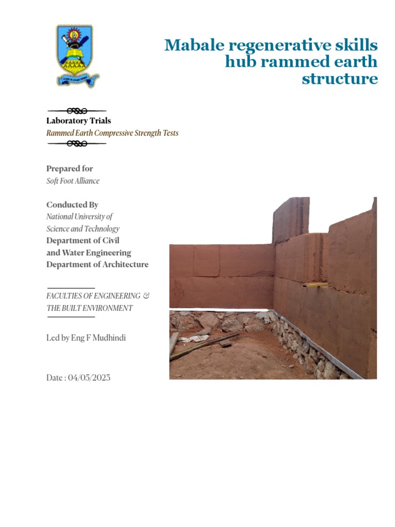 Rammed Earth Testing | PDF | Strength Of Materials | Density