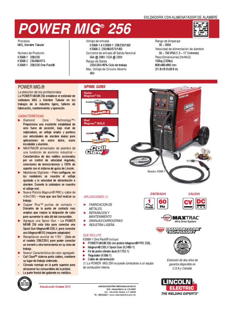 Power Mig 256 ES-MX | PDF