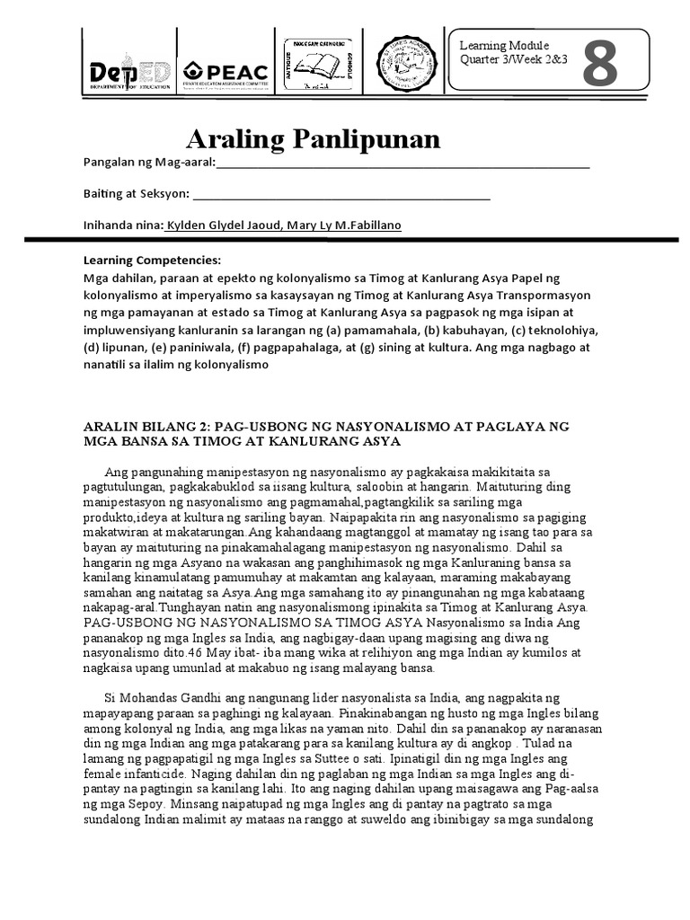 AP 8 LM Week 5 8 | PDF