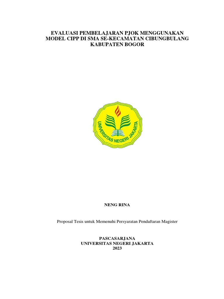 Proposal Penelitian - Neng Rina | PDF