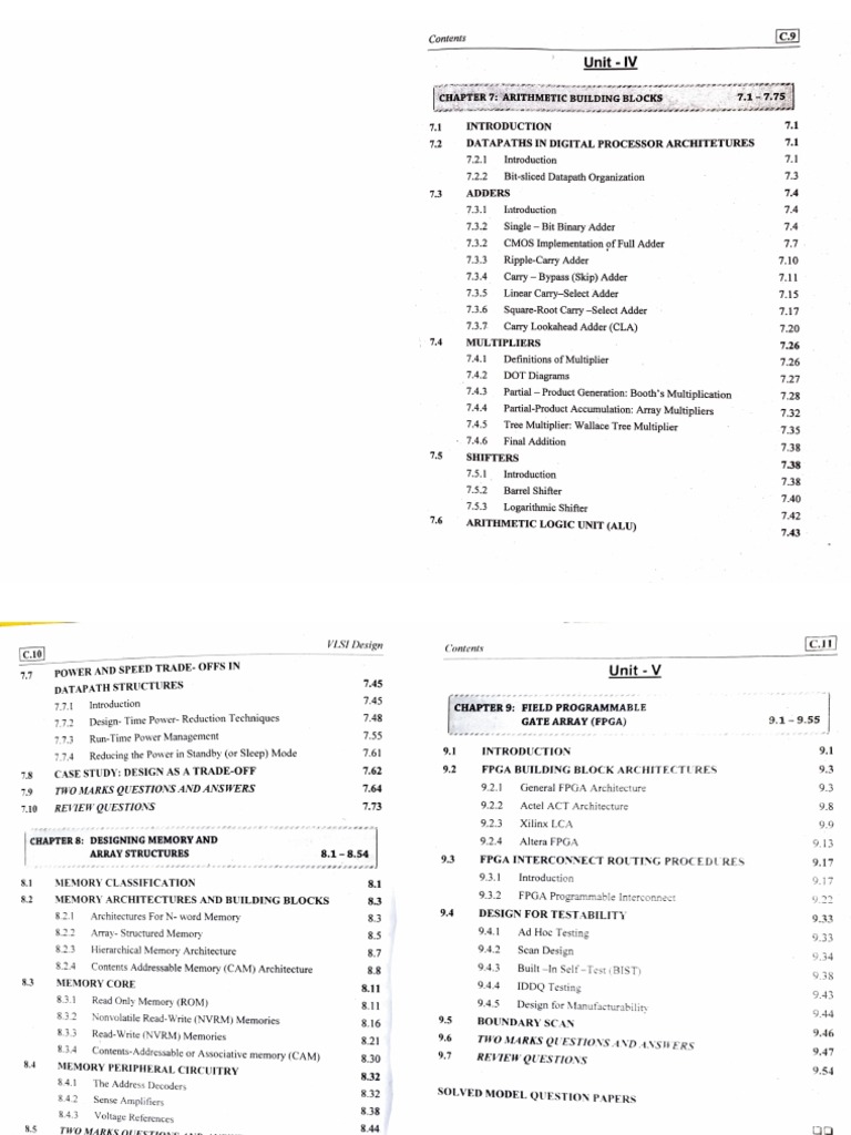 Vlsi Unit 4 | PDF