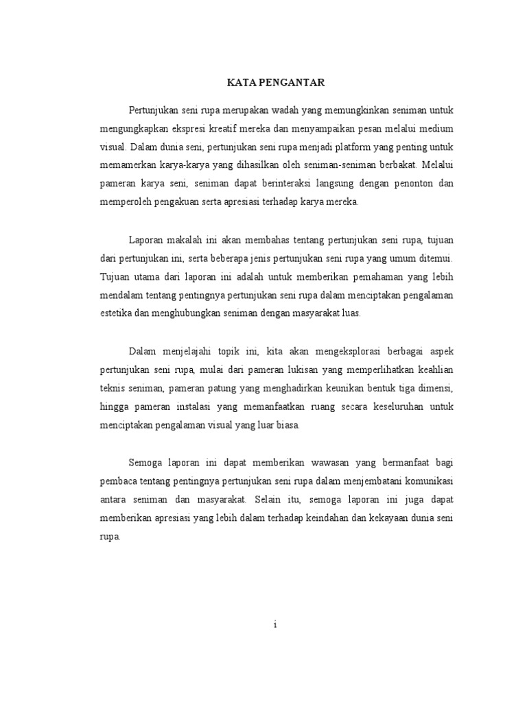 Makalah Seni Rupa | PDF | Seni