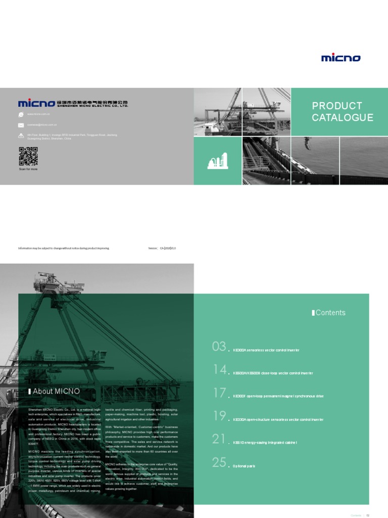 Micno Product Catalog | PDF