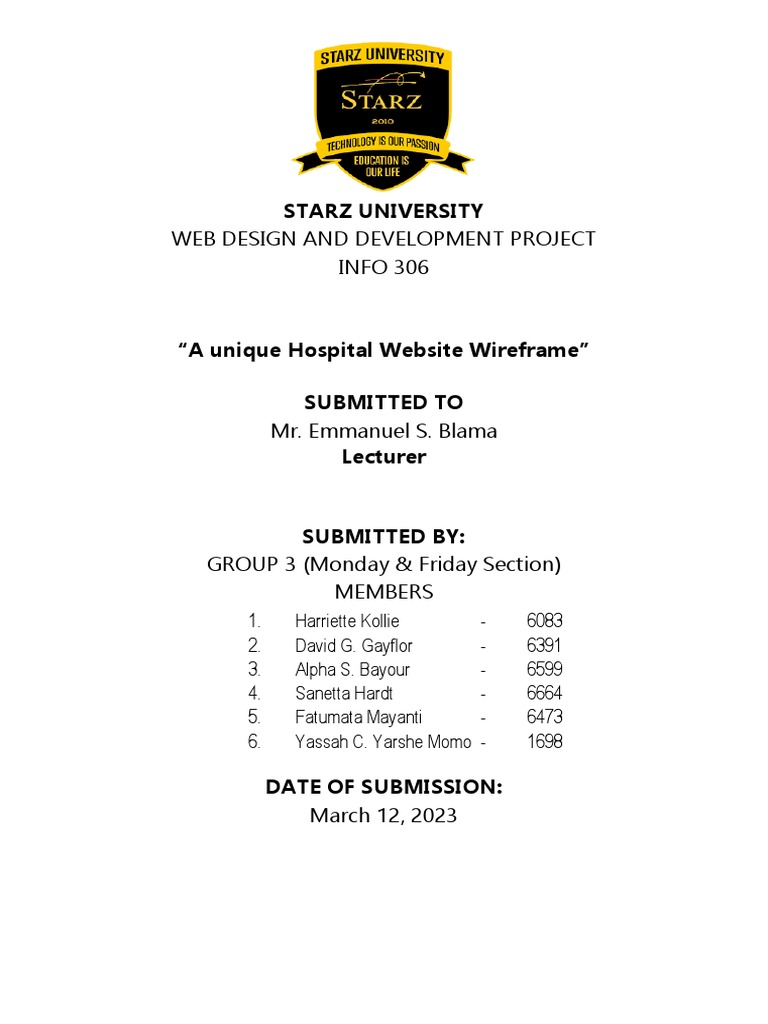 Hospital Website Wireframe | Download Free PDF | Software | Computer ...