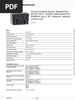 MasterPact MTZ2 Circuit Breaker 3200A | PDF | Alternating Current ...
