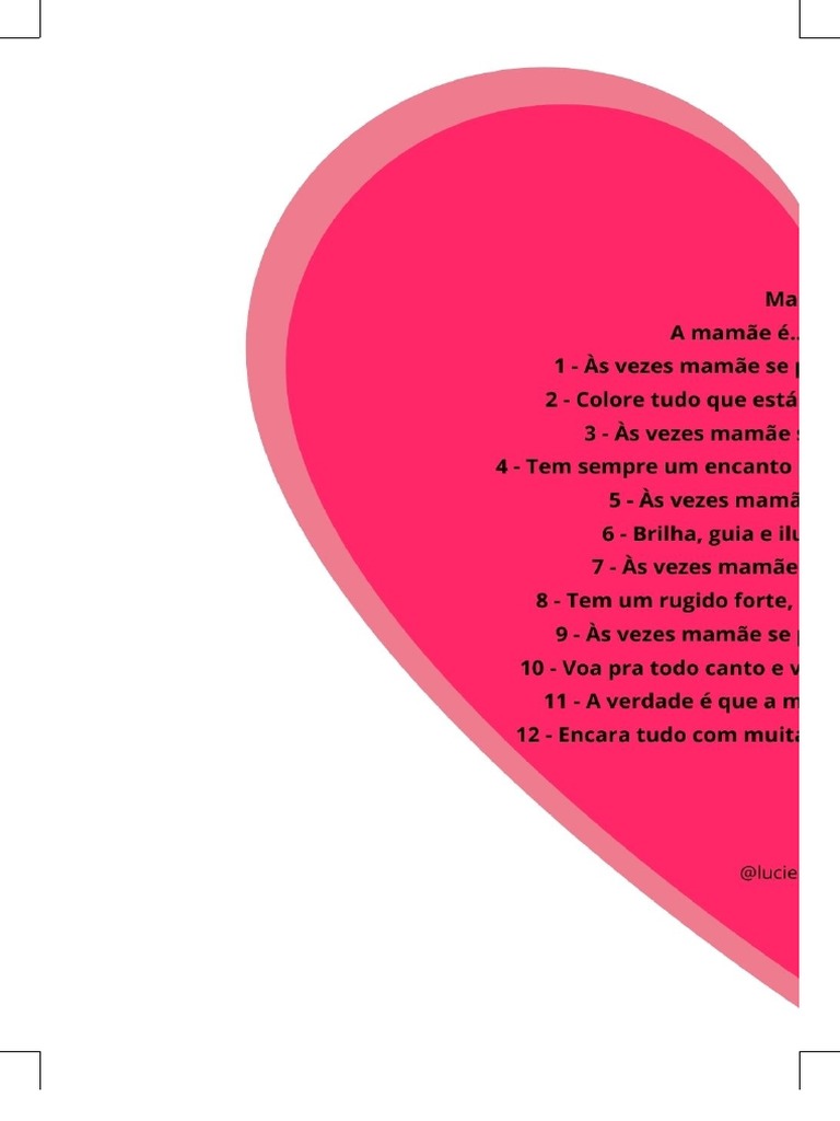 Luva Mamãe É | PDF