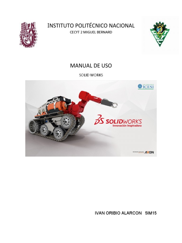 Manual de Uso de SolidWorks 2024 | PDF | Herramientas | Hélice