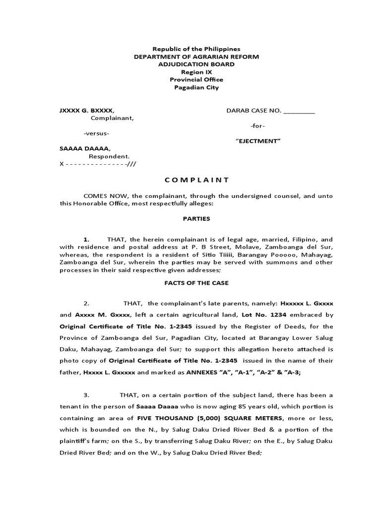 Sample Dar | PDF | Lease | Common Law