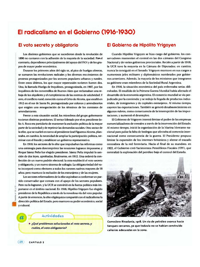 El Radicalismo en El Gobierno 1916 1930 | PDF | Argentina | Gobierno El Radicalismo en El Gobierno 1916 1930 | PDF | Argentina | Gobierno