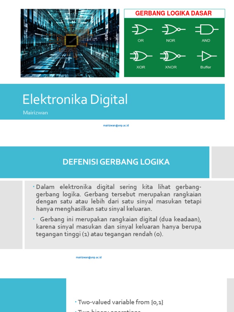 Chapter 3. Gerbang Logika Dasar | PDF | Metode & Bahan Ajar